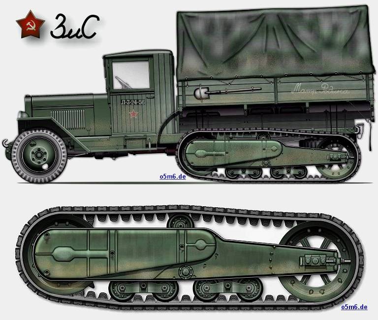 Halftrack - the Russian way [drwg 84K] - Missing-Lynx